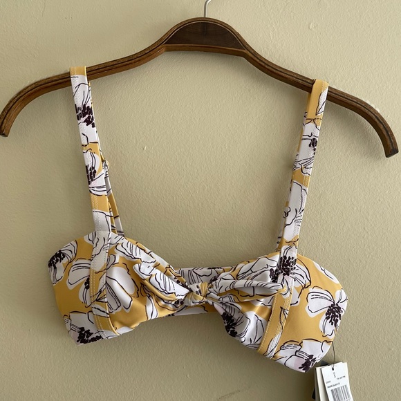 Rip Curl | Swim | Nwt Rip Curl Womens Yellow Floral Bathing Suit Top ...